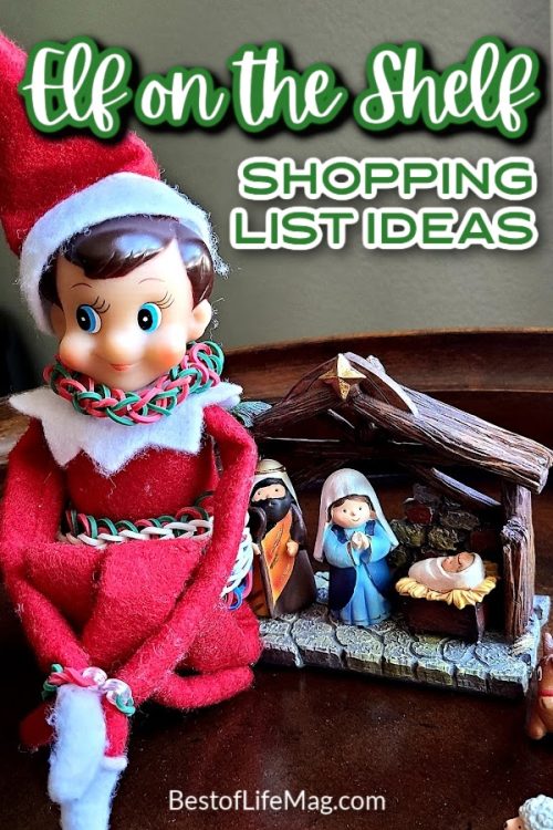 Elf on the Shelf Shopping List & One Month of Elf on the Shelf Ideas!