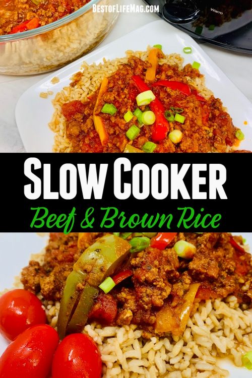 Slow Cooker Beef and Brown Rice Recipe - Best of Life Magazine
