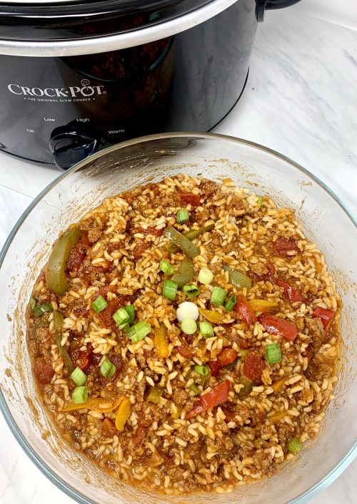Slow Cooker Beef and Brown Rice Recipe - Best of Life Magazine