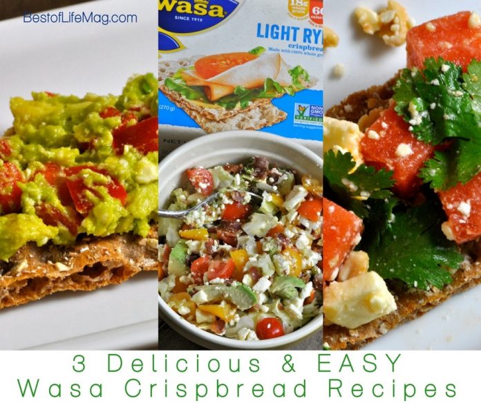 Wasa Crispbread Recipes: Watermelon and Feta | BLT | Avocado Spread ...
