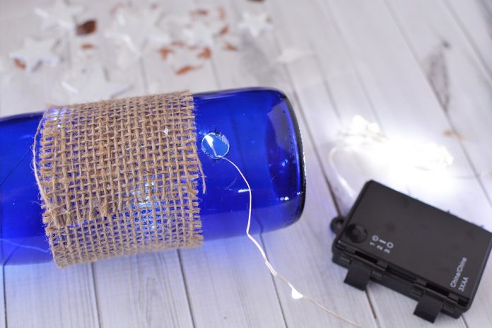 How to Make a DIY Lighted Wine Bottle Craft