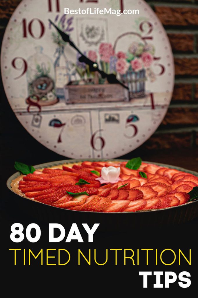 80 Day Obsession Timed Nutrition Tips | What to Know