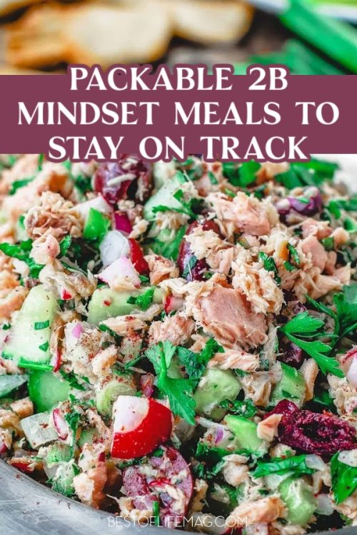 Packable 2B Mindset Meals to Stay on Track