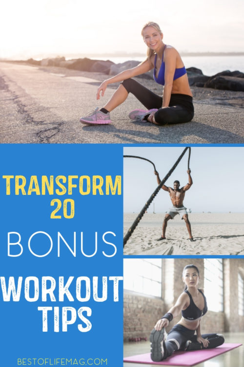 Transform 20 BONUS with Weights, Workouts, and Tips - The Best of Life ...