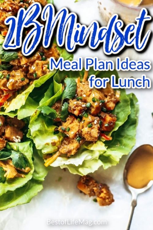 2B Mindset Meal Plan Ideas for Lunch - The Best of Life Magazine