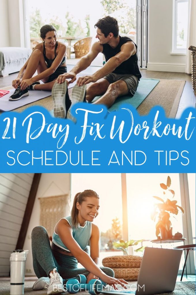 21 Day Fix Workout Order | Schedule & Tips for EACH Workout