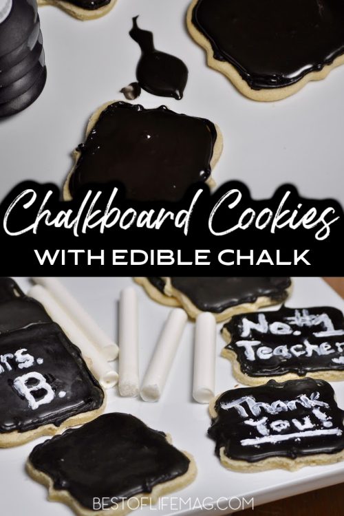 Chalkboard Cookies with Edible Chalk {DIY} - The Best of Life Magazine