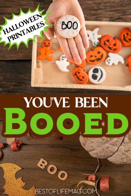 You've Been BOOed: 21 Halloween Boo Printables and Activities - Best of ...