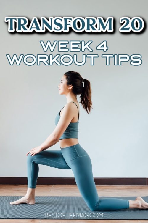Transform 20 Week 4 Workouts and Tips - Best of Life Magazine