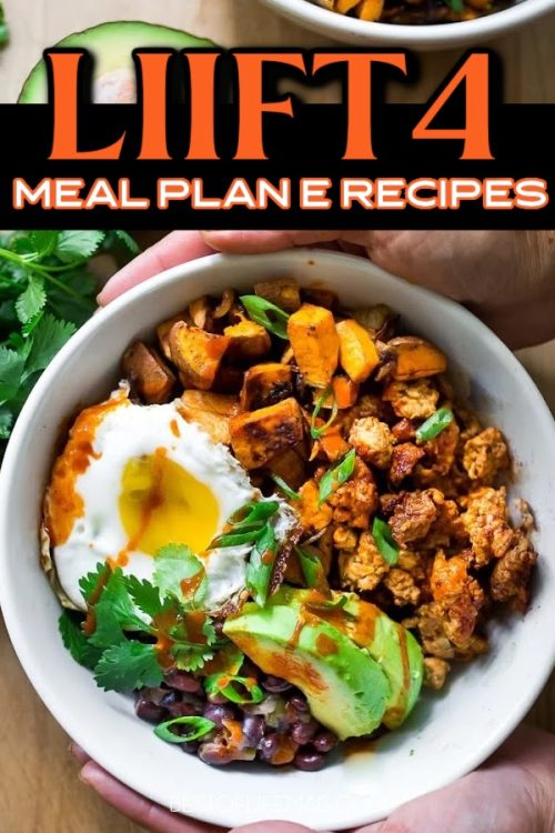 25 LIIFT4 Meal Plan E Recipes | LIIFT4 Meal Planning - Best of Life Mag