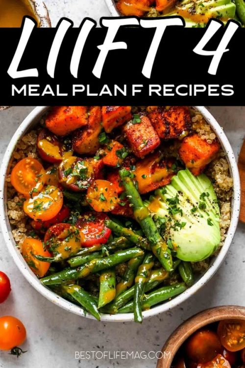 25 LIIFT4 Meal Plan F Recipes | LIIFT4 Sample Meal Plan - Best of Life