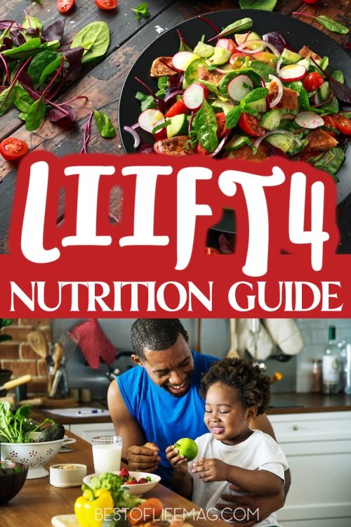LIIFT4 Nutrition Guide | LIIFT 4 Meal Plan Tips