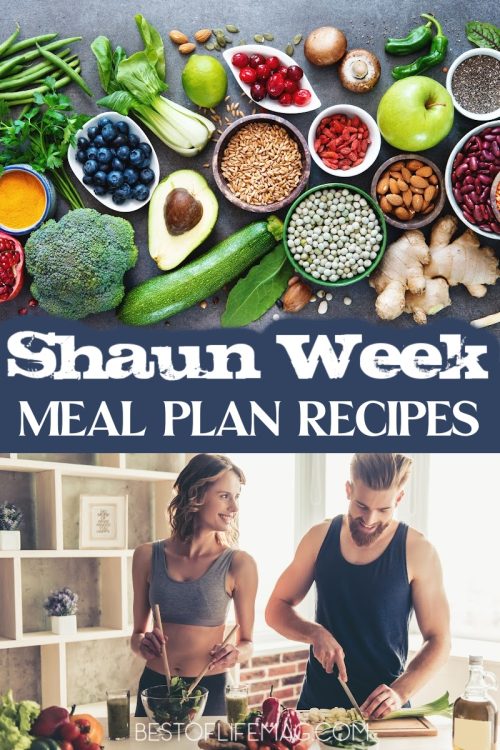 Shaun Week Meal Plan Recipes - The Best of Life Magazine