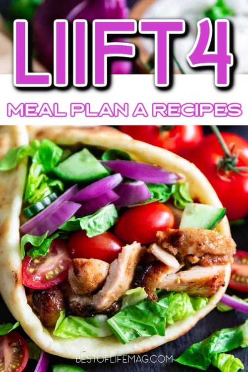 25 LIIFT4 Meal Plan A Recipes - The Best of Life Magazine