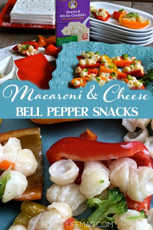 Macaroni and Cheese Snacks with Bell Peppers | Easy Snack Recipe