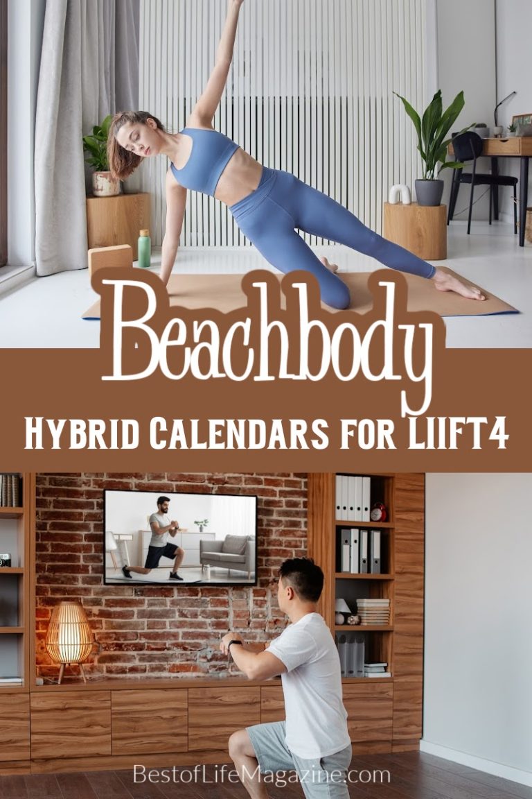 Beachbody Hybrid Calendars for LIIFT4 Workouts