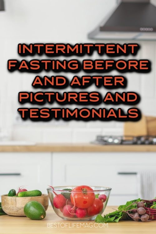 Intermittent Fasting Before and After Pictures and Testimonials