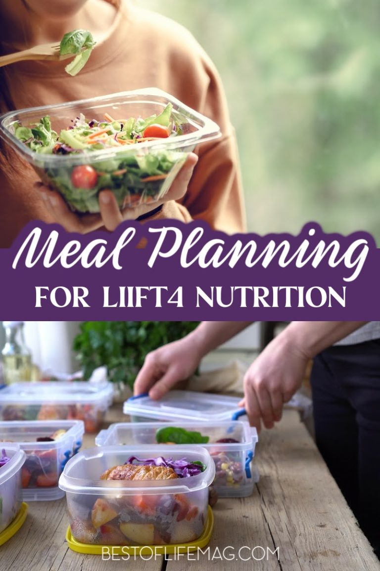 LIIFT4 Nutrition Guide | LIIFT 4 Meal Plan Tips
